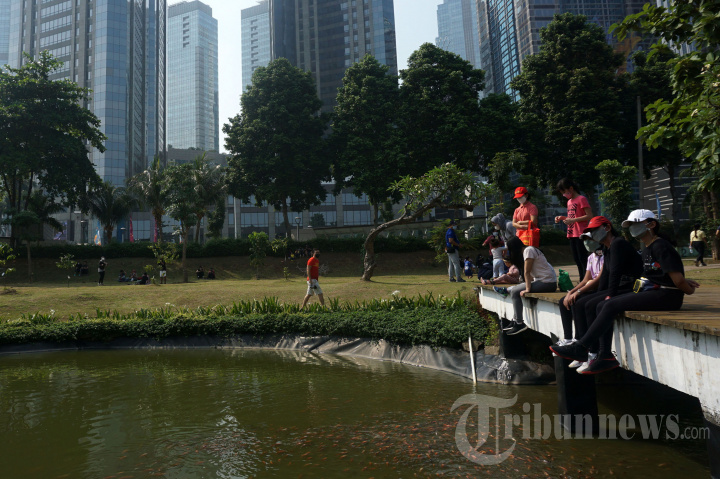 Hutan Kota GBK Kembali Dibuka saat Pelonggaran PPKM, Foto 9 #1897627 - TribunNews.com