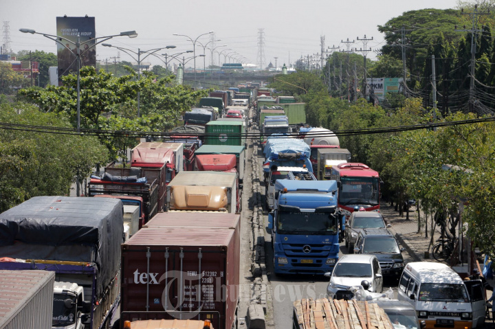 Jalan Raya Semarang Demak Macet Imbas Pengecoran Jalan, Foto 11 ...