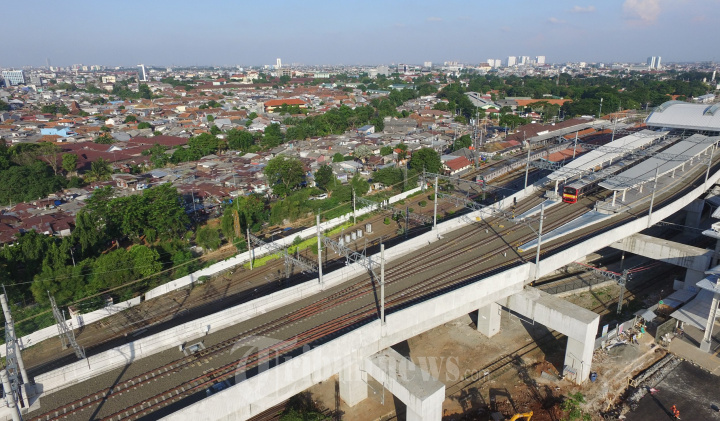 Jalur Layang (Elevated Track) Bogor Line mulai Beroprasi, Foto 10 ...