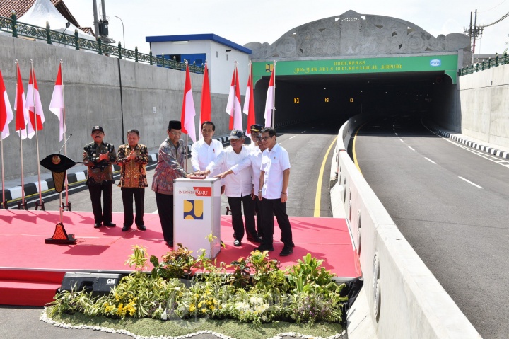 Jokowi Resmikan Underpass Yogyakarta International Airport (YIA), Foto ...