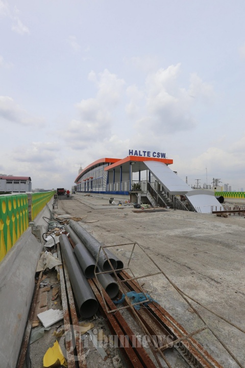 JPO dan Halte Busway CSW, Foto 3 #1683123 - TribunNews.com