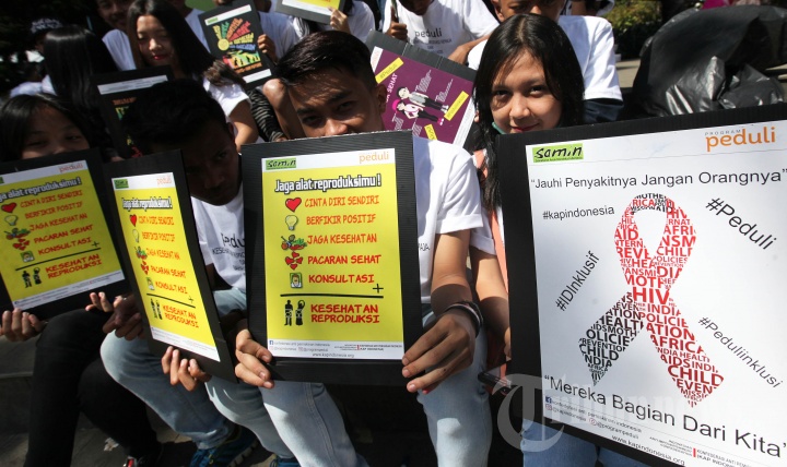 Kampanye Kesehatan Reproduksi Anak/Remaja, Bahaya HIV-AIDS, Foto 2 #1739199 - TribunNews.com