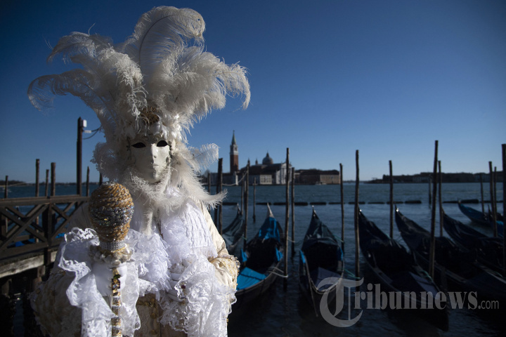 Kembalinya Karnaval Topeng Venesia, Foto 15 #1913475 - TribunNews.com