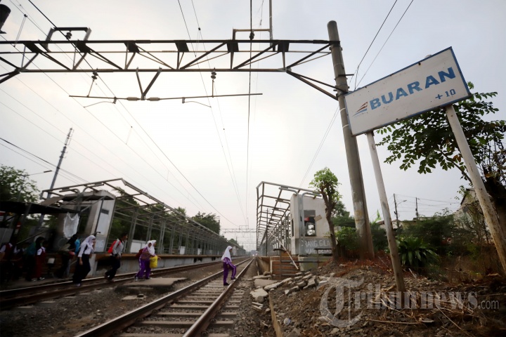 Kondisi Bekas Stasiun Buaran Lama, Foto 8 #1817483 - TribunNews.com