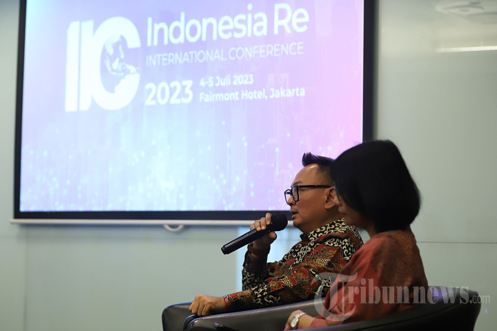 Konferensi Pers Indonesia Re International Conference 2023, Foto 3 ...