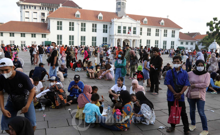 Kota Tua Jakarta Ramai Dipadati Wisatawan, Foto 5 #1964290 - TribunNews.com