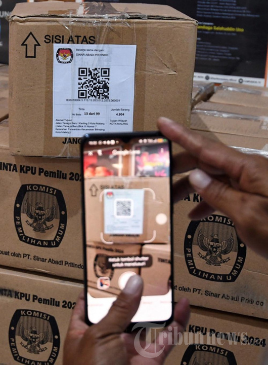 KPU Kota Malang Terima 4.904 Botol Tinta Pemilu 2024, Foto 4 #1981353 ...