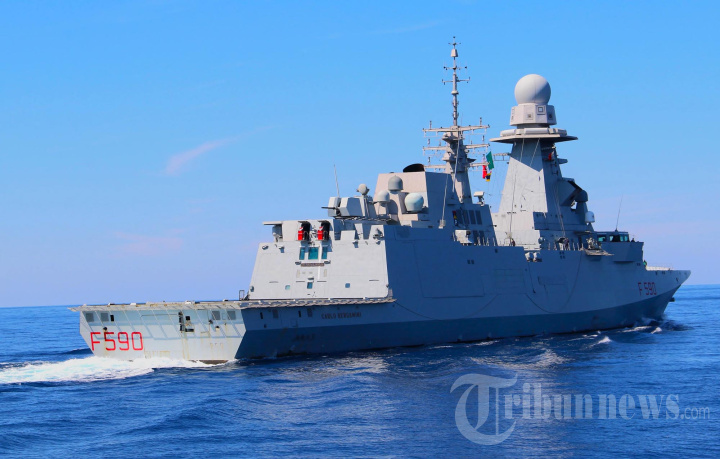 KRI Diponogoro 365 Uji Kemampuan dengan Kapal NATO di Laut Mediterania ...