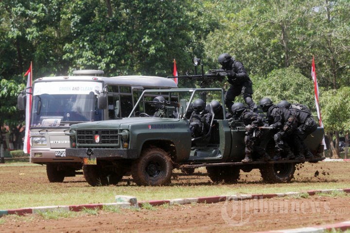 Latihan Gabungan Penanggulangan Teroris, Foto 2 #1577561 - TribunNews.com