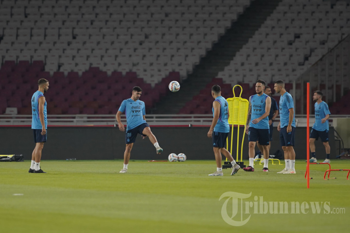 Latihan Timnas Argentina di SUGBK, Foto 7 #1969134 - TribunNews.com