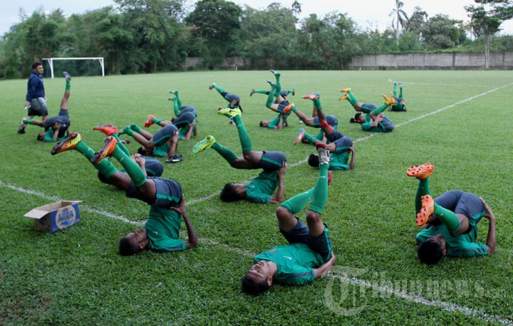Latihan Timnas Indonesia U-23, Foto 14 #1487172 - TribunNews.com