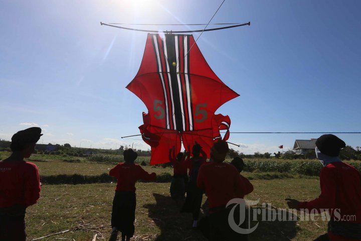 Lomba Layang-layang Bebean di Bali, Foto 1 #1603354 - TribunNews.com