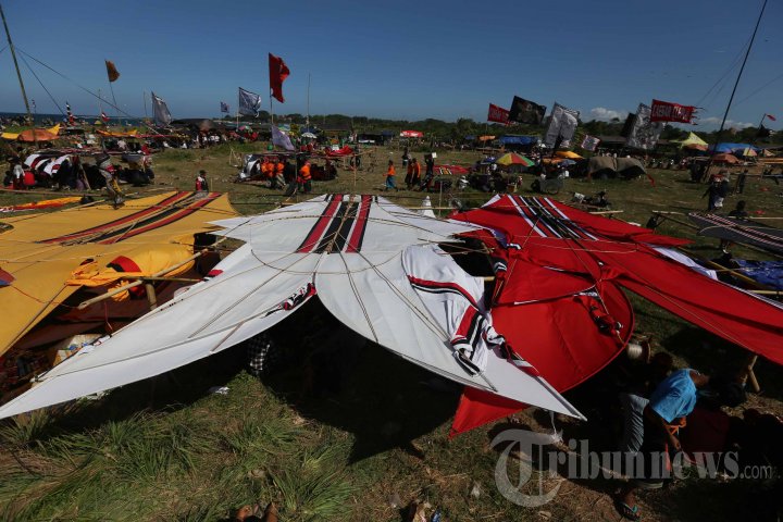 Lomba Layang-layang Bebean di Bali, Foto 4 #1603357 - TribunNews.com