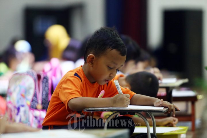 Lomba Menggambar Taman Kanak-Kanak, Foto 5 #1667995 - TribunNews.com