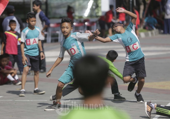 Lomba Permainan Tradisonal Gobak Sodor, Foto 8 #1747740 - TribunNews.com