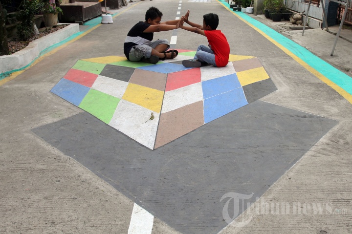 Lukisan 3D di Perumahan Warga, Foto 5 #1854827 - TribunNews.com