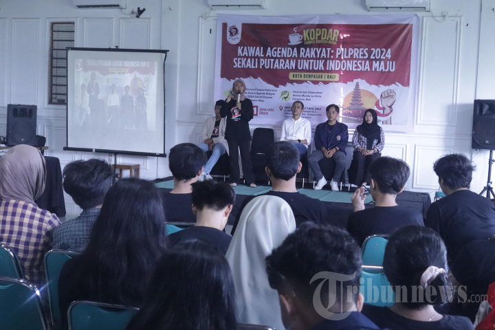 Mahasiswa Bali Gelar Kopdar Suarakan Gerakan Sekali Putaran, Foto 2 ...