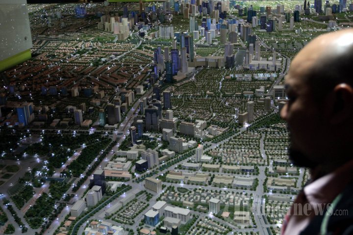 Maket City Plan Jakarta 2030, Foto 2 #1612300 - TribunNews.com