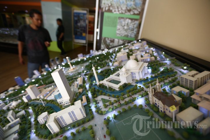 Maket Rencana Kota Jakarta 2030, Foto 2 #1612904 - TribunNews.com