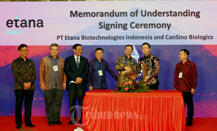 Menkes dan Menkomarves Saksikan MoU Abogen Biosciences - Etana Biotech ...