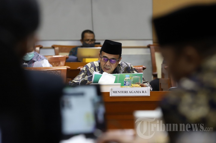 Menteri Agama Fachrul Razi Rapat Kerja dengan Komisi VIII DPR RI, Foto 2 #1865403 - TribunNews.com