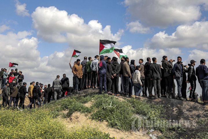 Palestina Peringati 47 Tahun Land Day , Foto 8 #1962087 - TribunNews.com