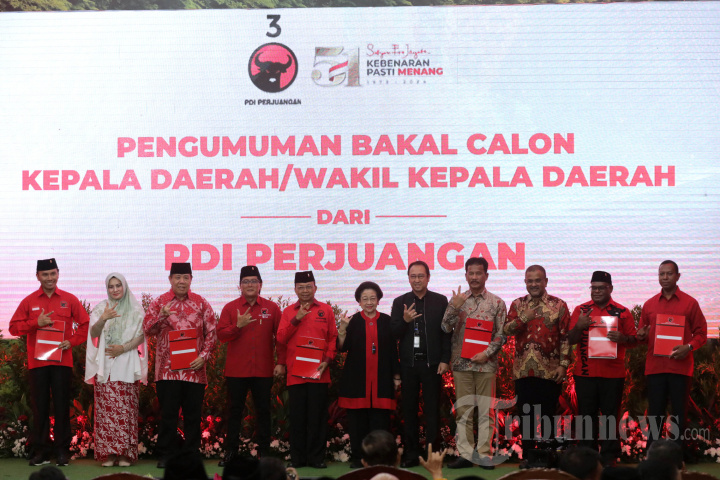 PDI Perjuangan Beri Rekomendasi Bakal Calon Kepala Daerah, Foto 1 ...