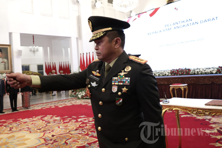 Pelantikan KSAD Maruli Simanjuntak, Foto 5 #1984886 - TribunNews.com