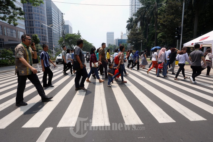 Pelican Crossing Jalan Jenderal Sudirman, Foto 4 #1778724 - TribunNews.com