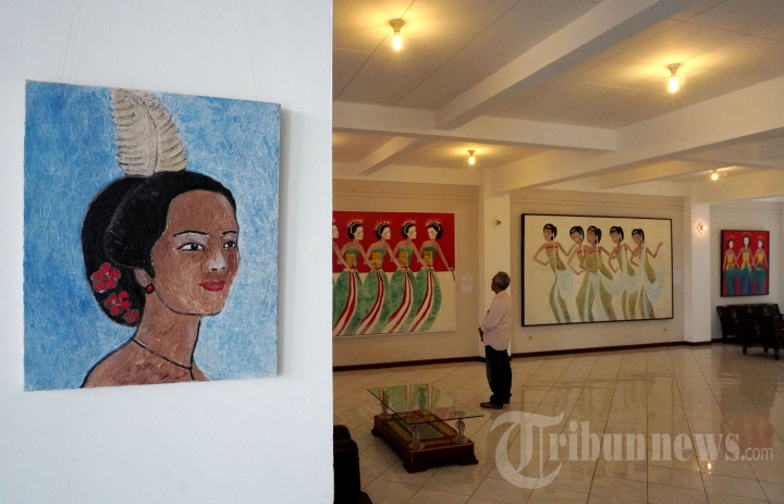 Pelukis Azasi Adi Gelar Pameran Tari Rasa di Studio Jeihan, Foto 8 #1936323 - TribunNews.com