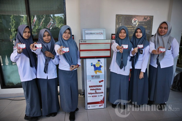 Peluncuran Aplikasi StarStudent di SMK Telkom Makassar, Foto 4 #1759888 - TribunNews.com