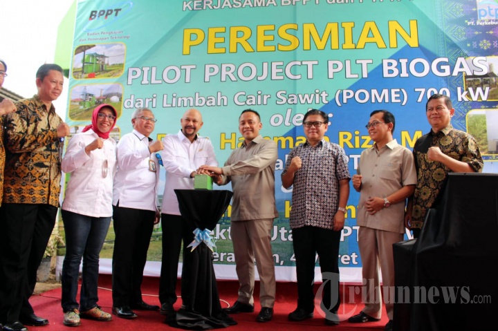 Pembangkit Listrik Tenaga Biogas Sawit, Foto 1 #1790035 - TribunNews.com