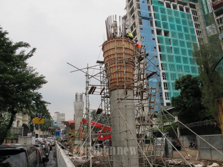Pembangunan Jalan Layang Permata Hijau, Foto 1 #1593352 - TribunNews.com