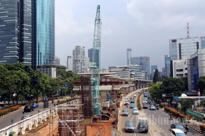 Pembangunan LRT Terus Dikebut, Foto 2 #1787152 - TribunNews.com