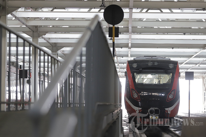Penampakan Depo LRT Jatimulya, Foto 1 #1970886 - TribunNews.com