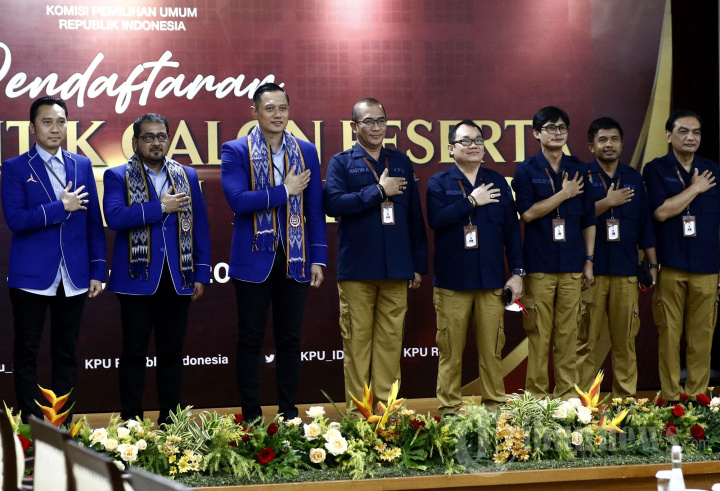 Pendaftaran Partai Demokrat Sebagai Peserta Pemilu 2024, Foto 10 ...