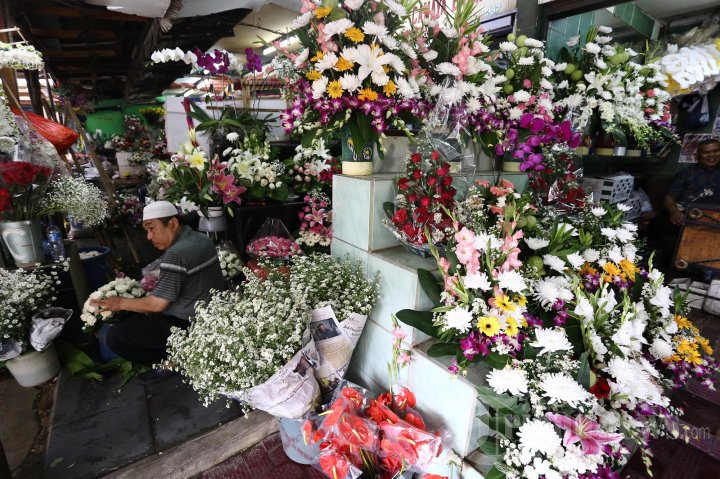Penurunan Omset Pedagang Bunga Cikini, Foto 2 #1463741 - TribunNews.com