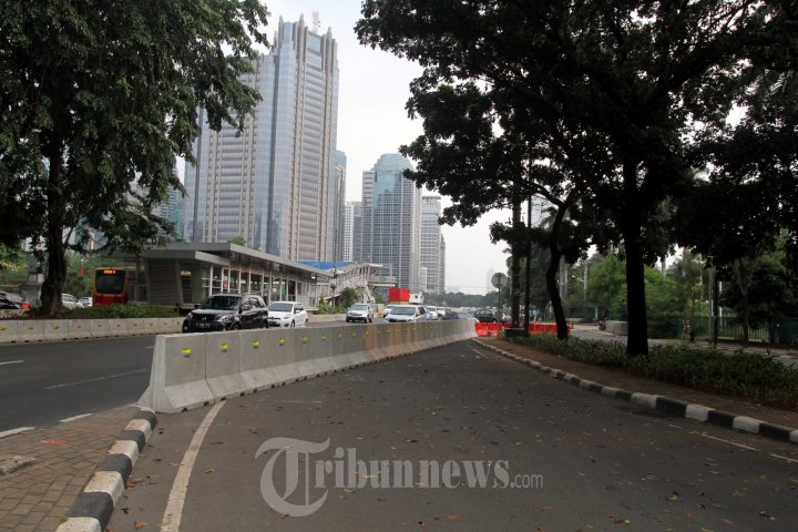 Penutupan Jalur Pembangunan Jalan Simpang Susun Semanggi, Foto 3 ...
