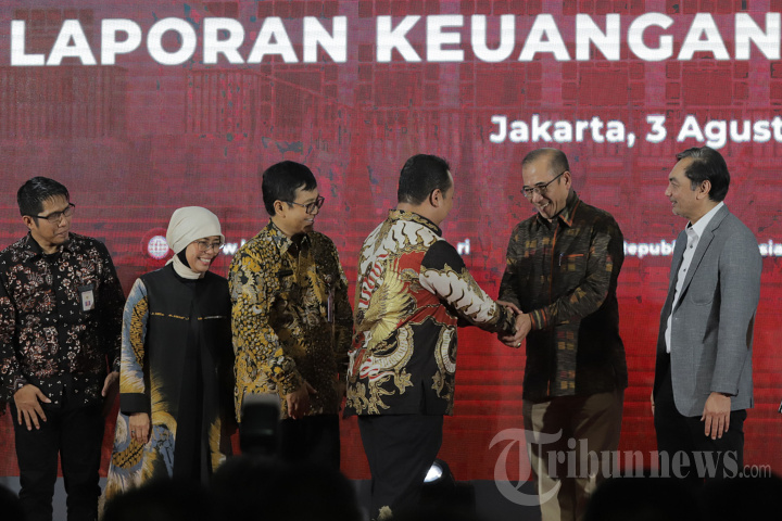 Penyerahan Laporan BPK Atas Laporan Keuangan KPU Tahun 2022, Foto 1 #1973381 - TribunNews.com