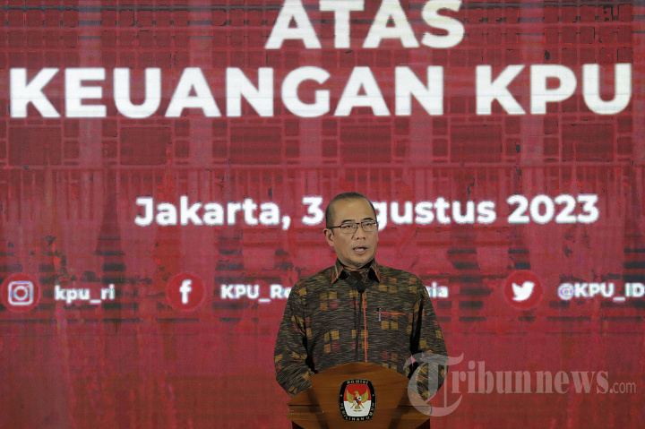Penyerahan Laporan BPK Atas Laporan Keuangan KPU Tahun 2022, Foto 3 #1973383 - TribunNews.com