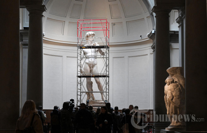 Perawatan Rutin Kecantikan Patung Daud karya Michelangelo, Foto 4 ...