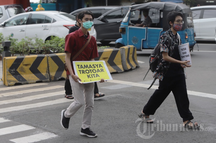 Peringatan Hari Pejalan Kaki Nasional, Foto 2 #1872155 - TribunNews.com