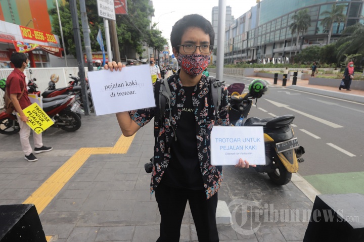 Peringatan Hari Pejalan Kaki Nasional, Foto 8 #1872161 - TribunNews.com