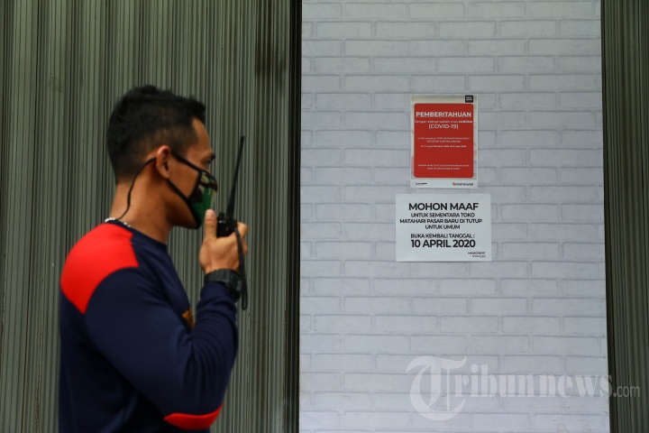Pertokoan di Jakarta Imbas Covid-19, Foto 2 #1839982 - TribunNews.com