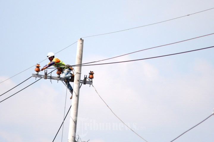 Petugas PLN Melakukan Pemeliharaan Jaringan Listrik, Foto 1 #1936762 ...