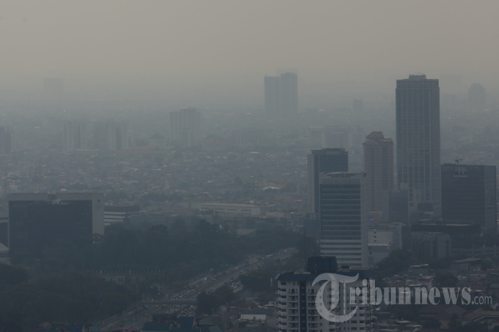 Polusi Udara Jakarta Tertinggi di Dunia, Foto 2 #1969406 - TribunNews.com