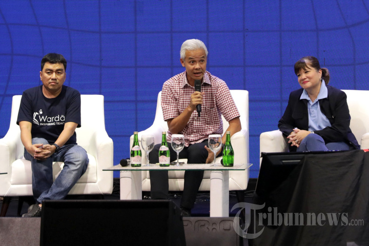 Prabowo dan Ganjar Hadiri Puncak BelajaRaya 2023, Foto 4 #1972890 - TribunNews.com