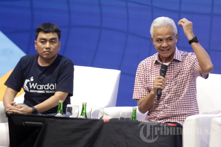 Prabowo dan Ganjar Hadiri Puncak BelajaRaya 2023, Foto 5 #1972891 - TribunNews.com