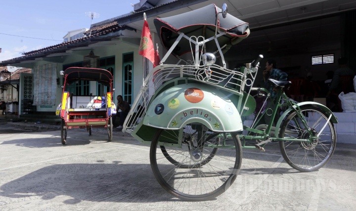 Prototipe Becak Tenaga Listrik Diuji Coba di Jogja, Foto 5 #1778740 ...