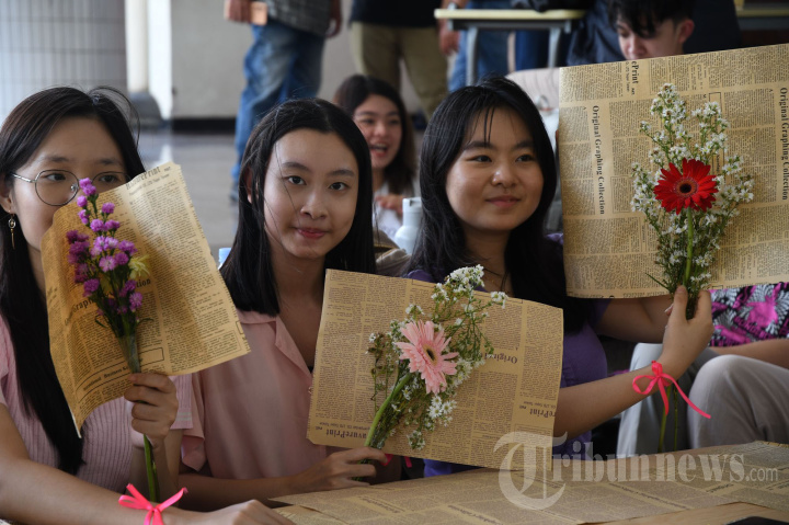 Rangkai Bunga Valentine Korean Style, Foto 3 #1990469 - TribunNews.com